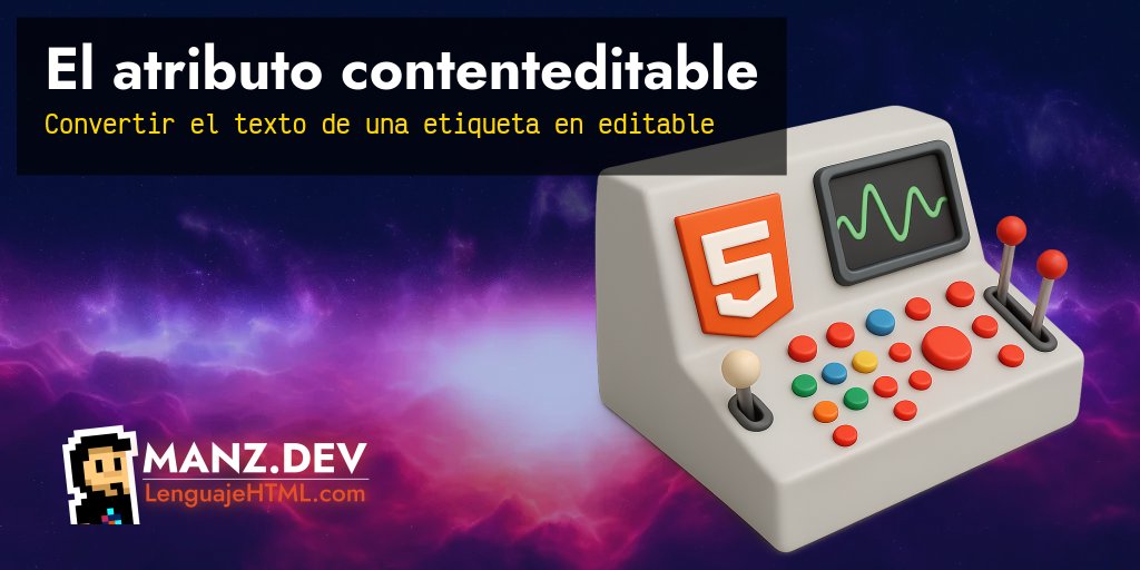 El atributo contenteditable - HTML en español